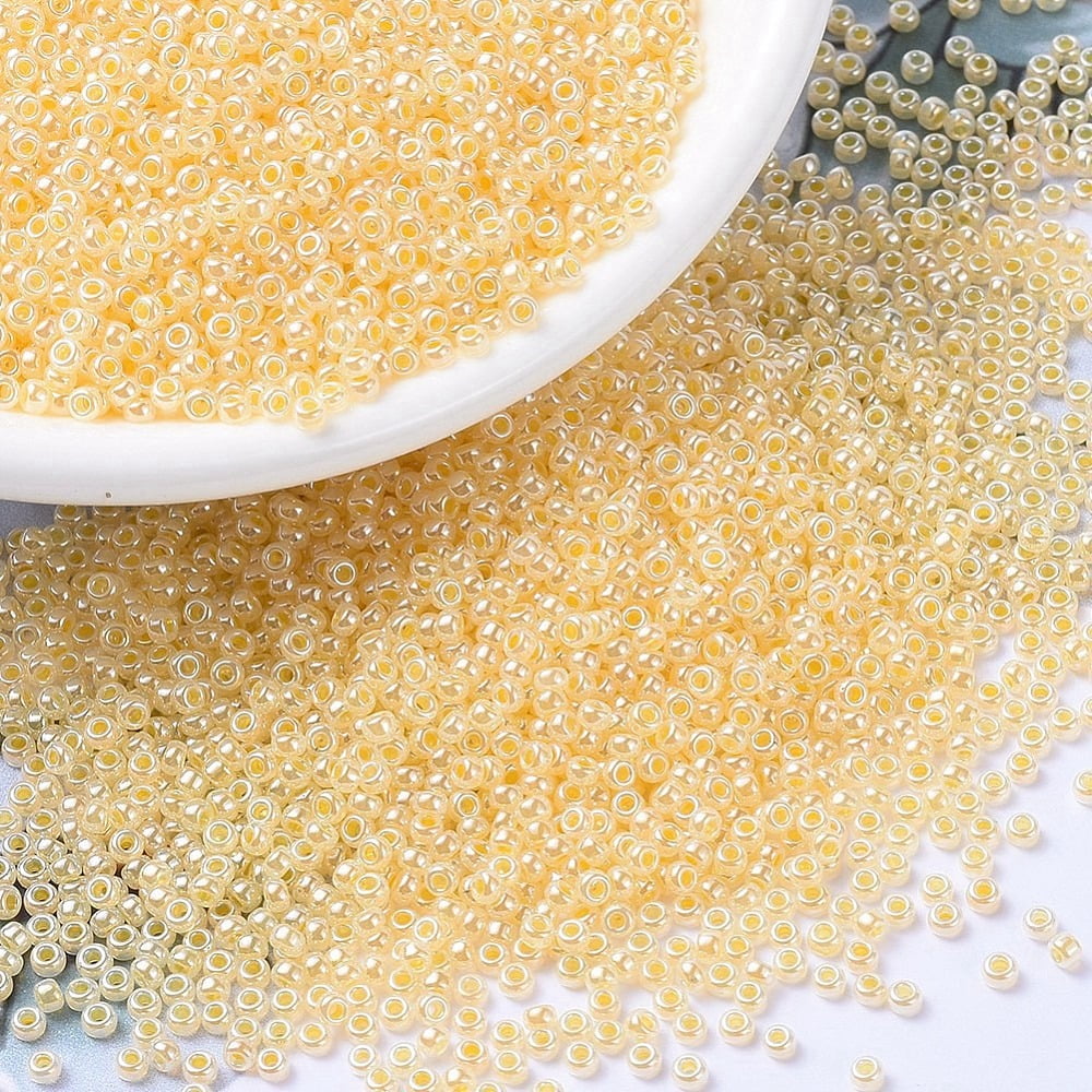 50gs MIYUKI Round Rocailles Beads Japanese Seed Beads (RR513) Butter ...