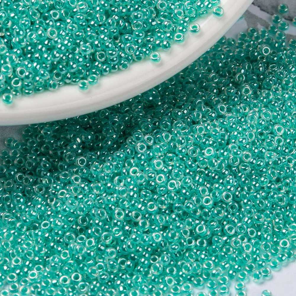 50gs MIYUKI Round Rocailles Beads Japanese Seed Beads (RR536) Aqua ...