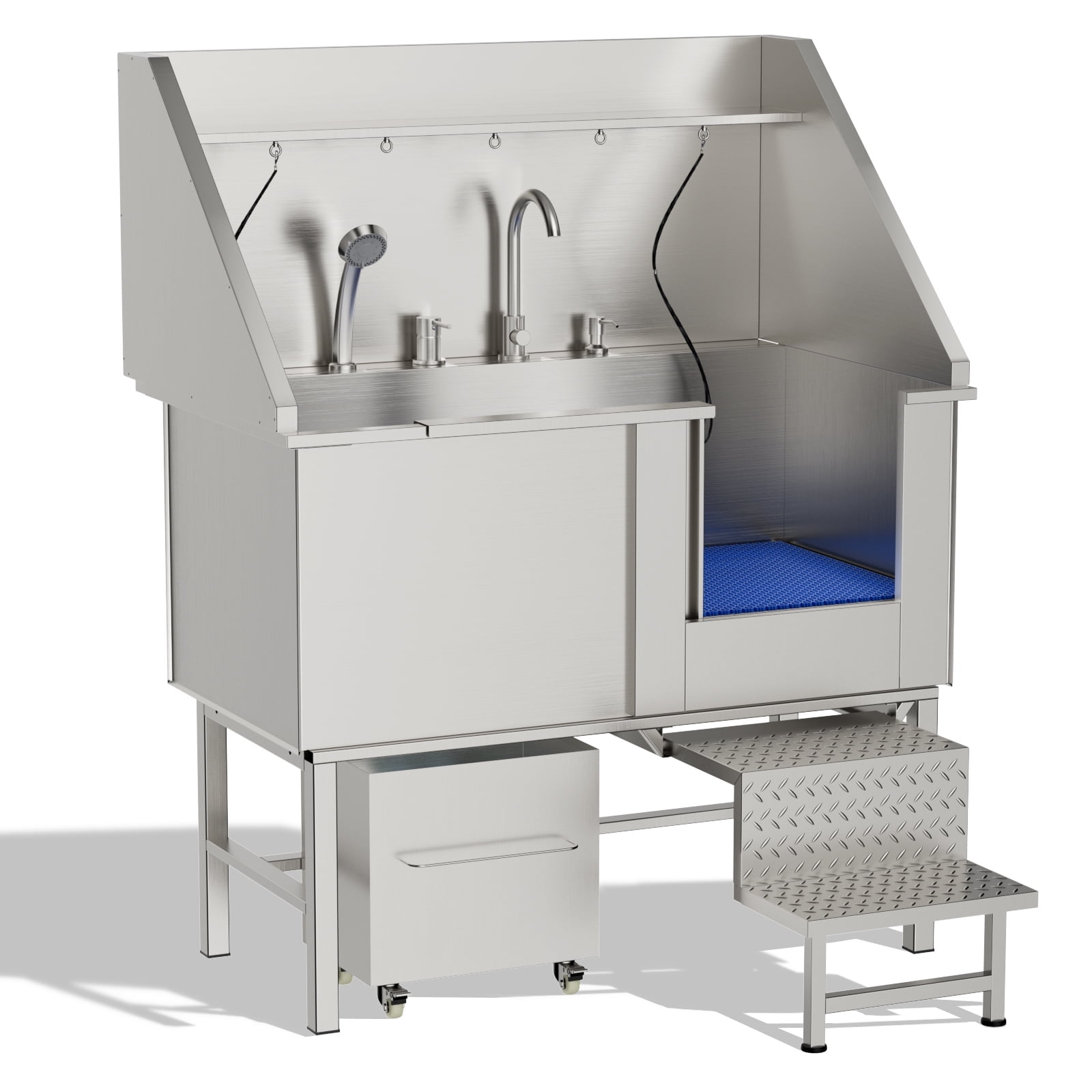 50in Stainless Steel Dog Washing Station - Walmart.com