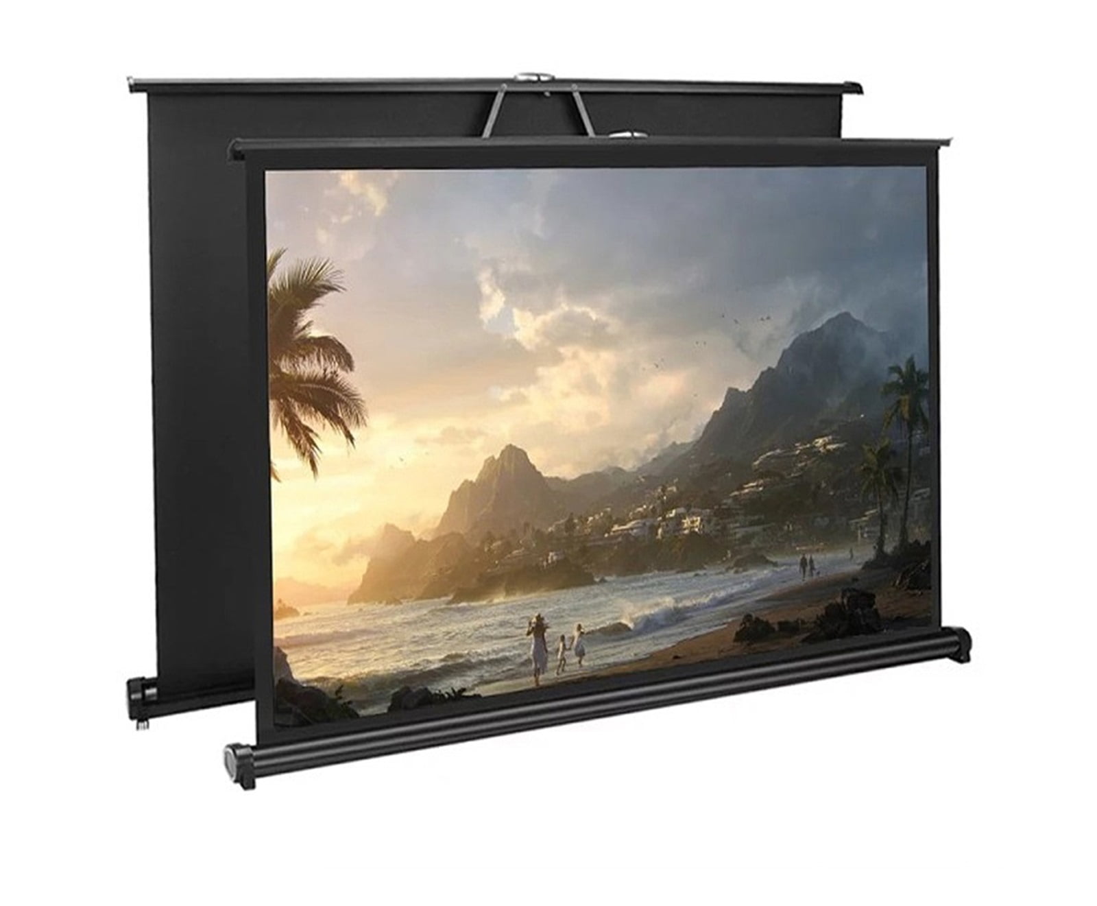 50inches 16:9 TSH50 Table Screen/Mico Mini Led Projector,Portable ...
