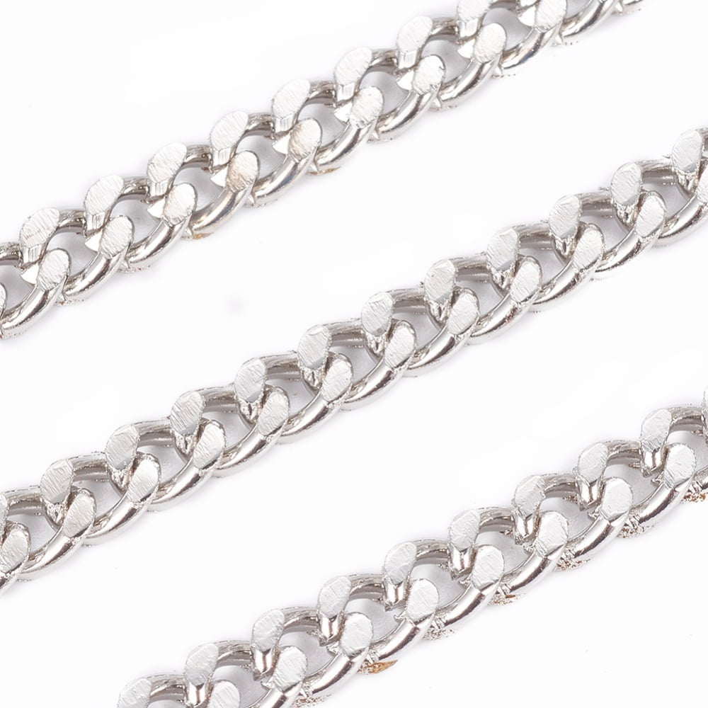 50m Iron Cuban Link Chains Chunky Chains Unwelded with Spool Oval ...