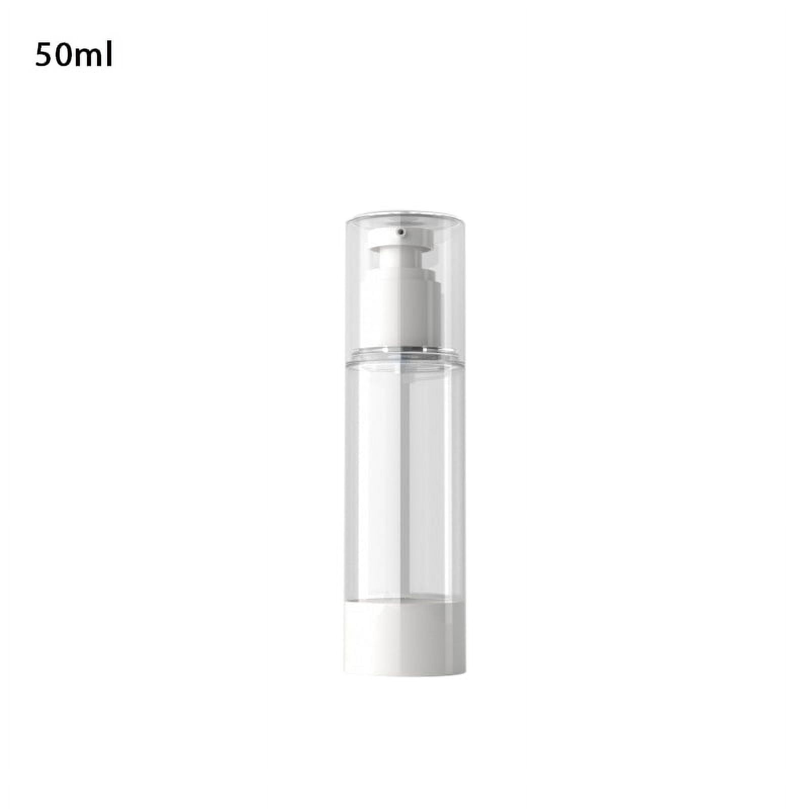 (50ml) 15ml-100ml Airless Lotion Cream Pump Bottle Refillable Clear ...