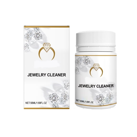 50ml Jewelry Cleaner, Sparkling Jewelry Stain & Dirt Removal Solution ...
