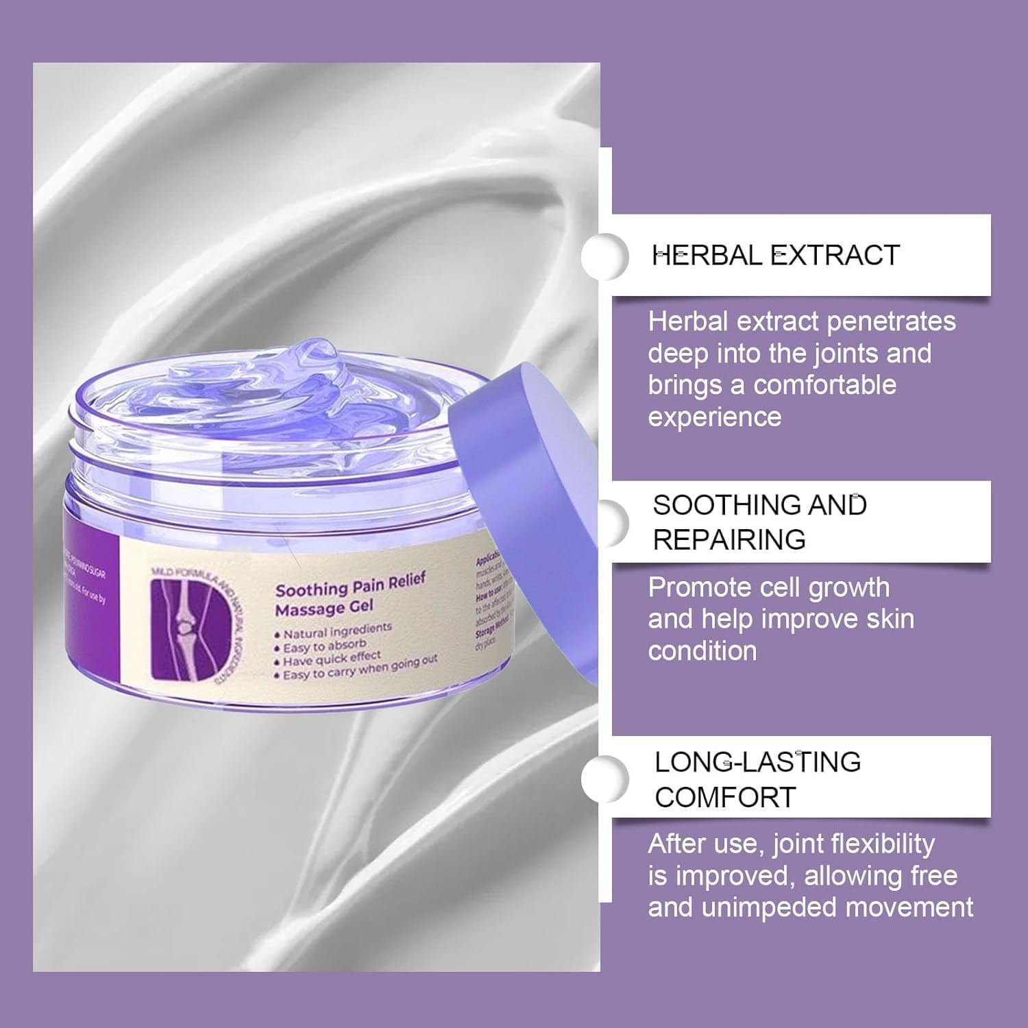 50ml Kresin Joint Pain Gel Purple Gel,Kresin Joint Pain Gel,Soothes ...