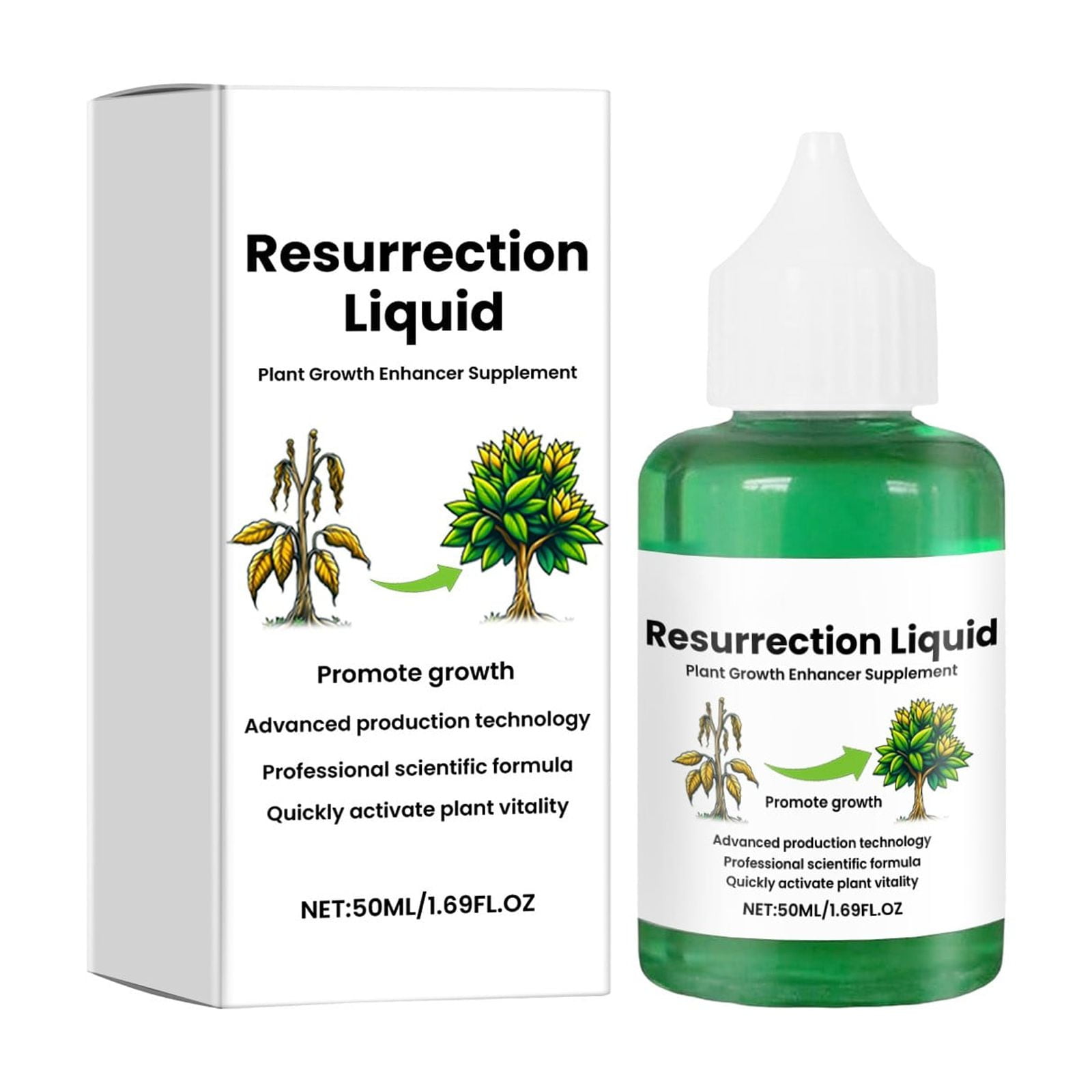 50ml MOONSPRY Plant Nutrient Solution Flowers And Fruit Trees Green ...