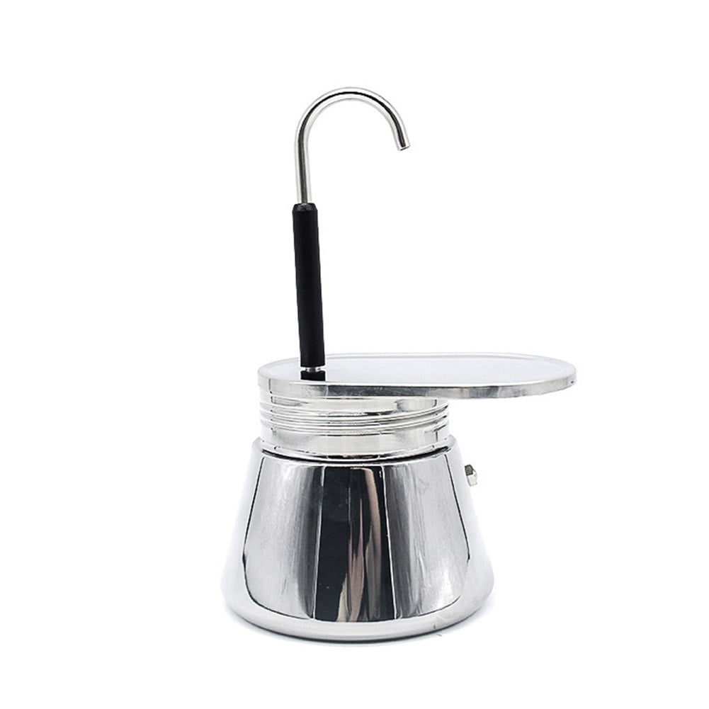 50ml Moka Pot Stainless Steel Coffee Maker Espresso Hand Pour Coffee ...