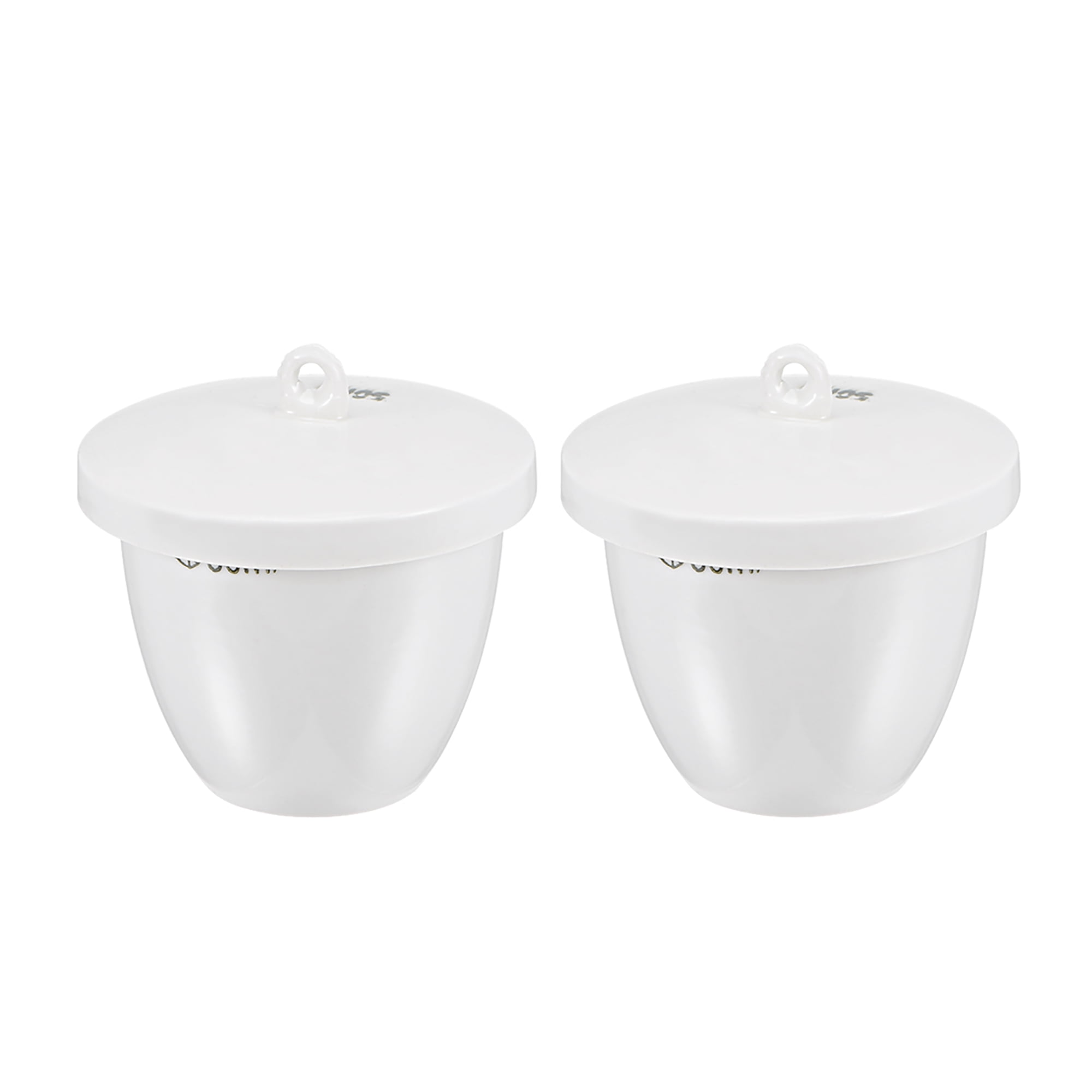 50ml Porcelain Crucible Cup with Lid for Foundry Melting Casting ...