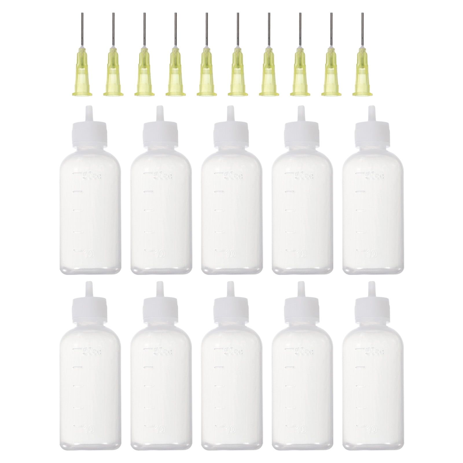 50ml Precision Applicator Bottles, 10Pcs Needle Tip Squeeze Bottle ...