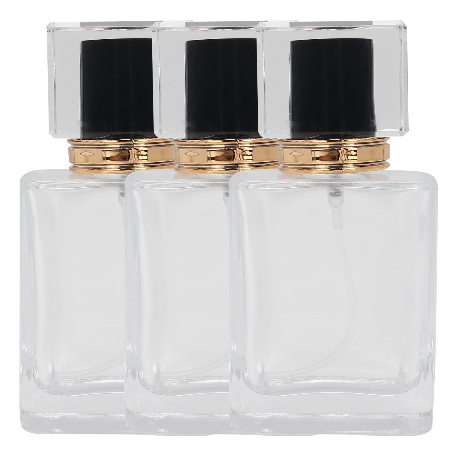 50ml Refillable Perfume Bottle Glass Spray Transparent Liquid Empty ...