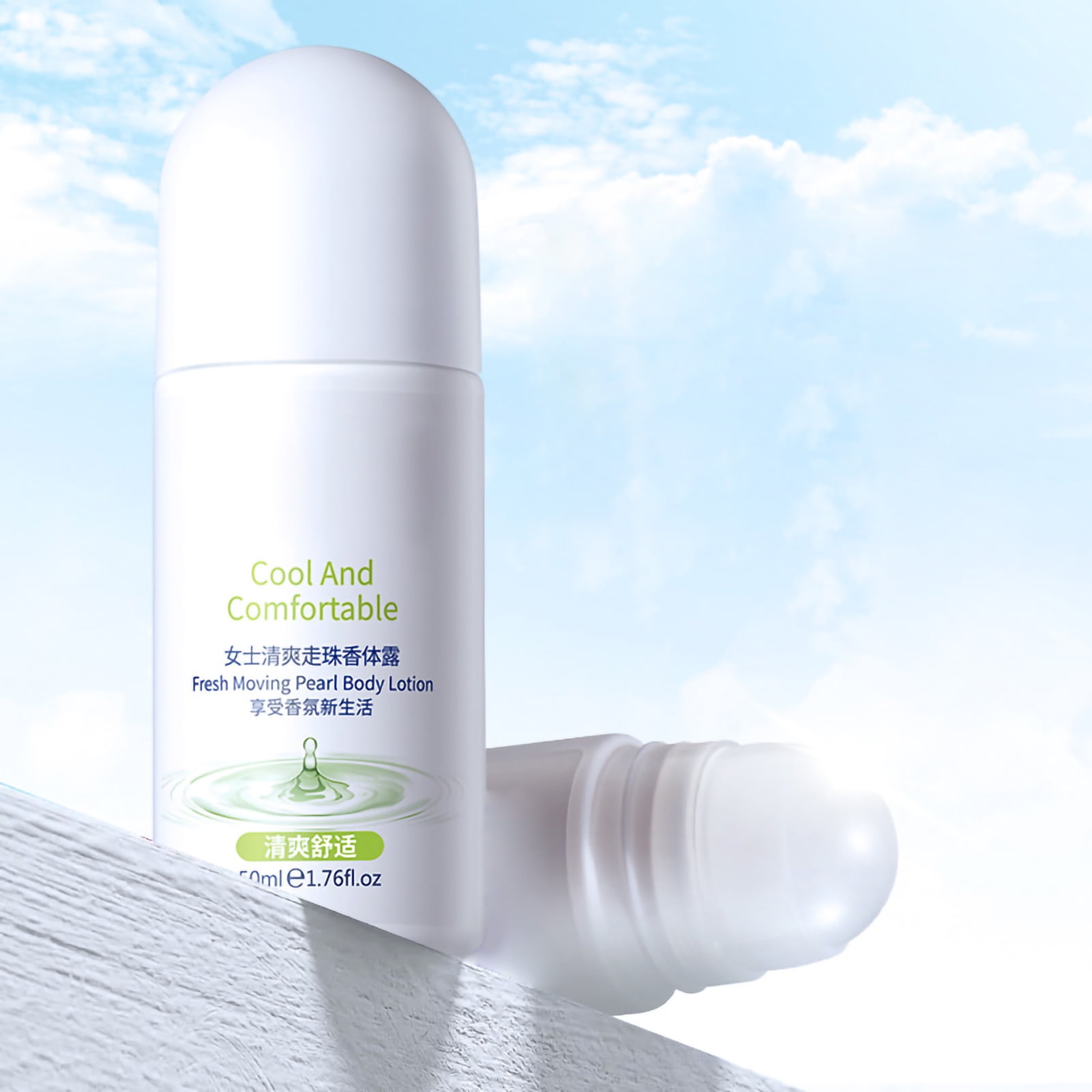 50ml Roll On Deodorant Liquid Underarm Cool Refreshing Roller Deodorant ...