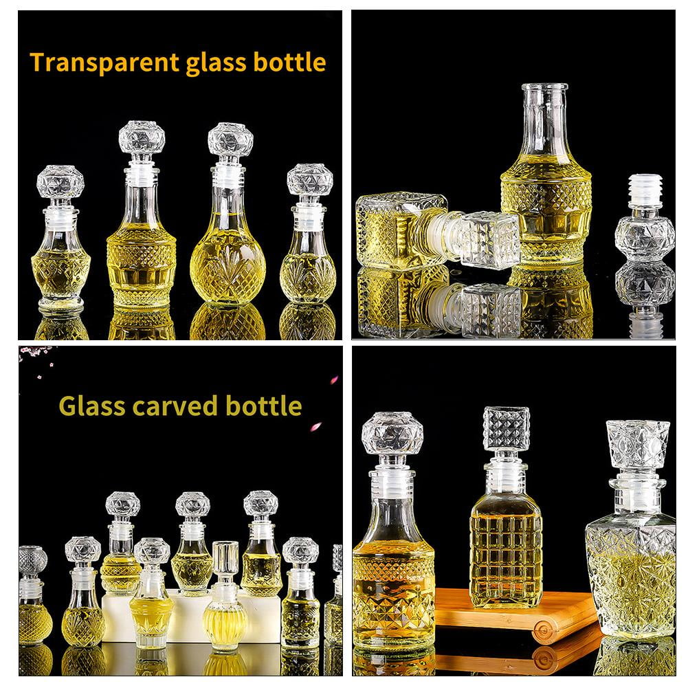 50ml Style Nine 50ml Transparent Glass Small Wine Bottle Trial Trial ...