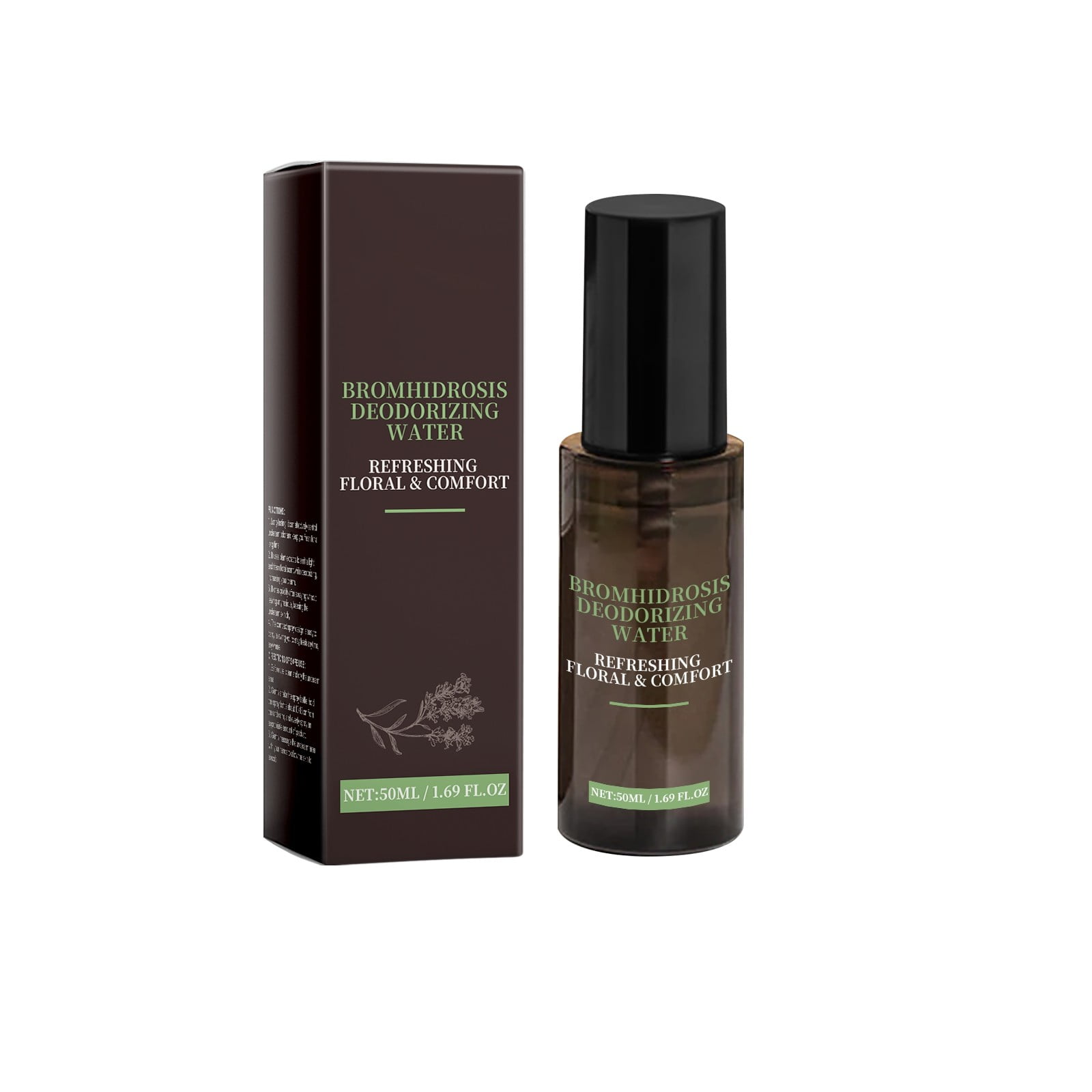 50mlDeodorant Water Armpit Odor Removal Antiperspirant Underarm Spray ...