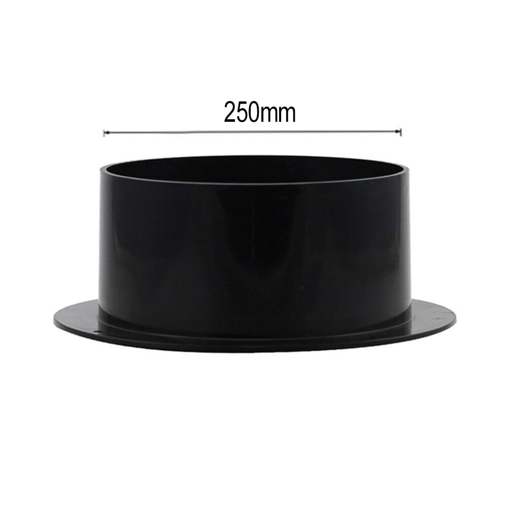 50MM/150MM Abs Straight Pipe Flange Connector Ventilation Ducting ...