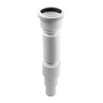 50mm 1M Extendable Shower Flexible Grey Waste Flush Pipe - Walmart.com