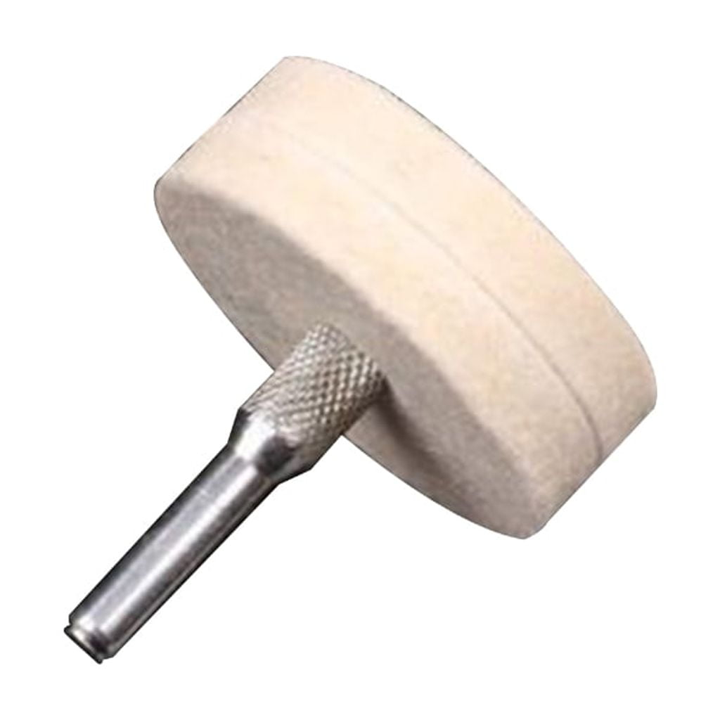 50mm 2" Compressed Wool Felt Fabric Disc Polishing Buffing Pads Wheel ...