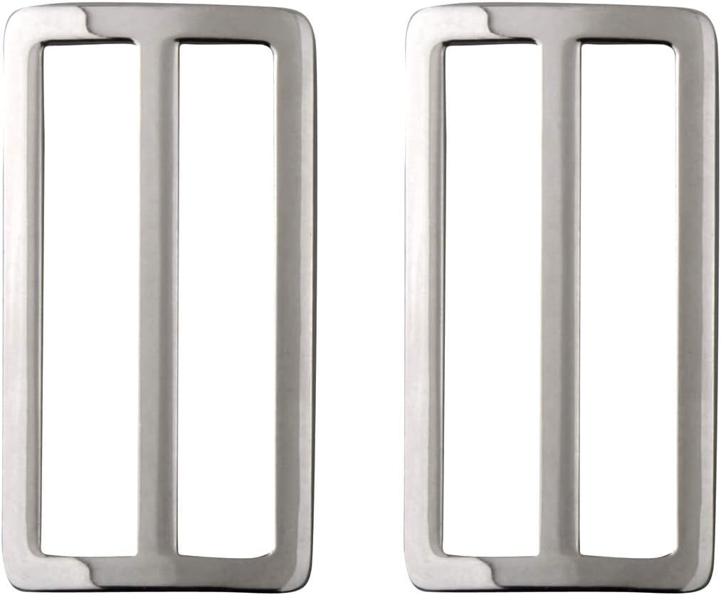 50mm/2" Metal Slider Tri Glide Buttons Webbing Strap Adjustable Buckle ...