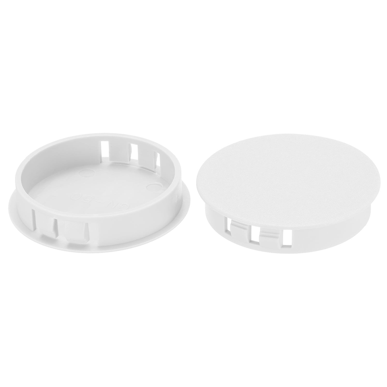 50mm(2") Plastic Hole Plugs, Screw Bumper Hole Plug Flush Snap Type ...