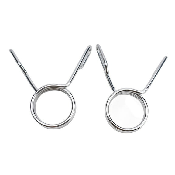 Barbell Clamp Spring Collar Clips Gym Weight Dumbbell Lock Kit Barbell ...