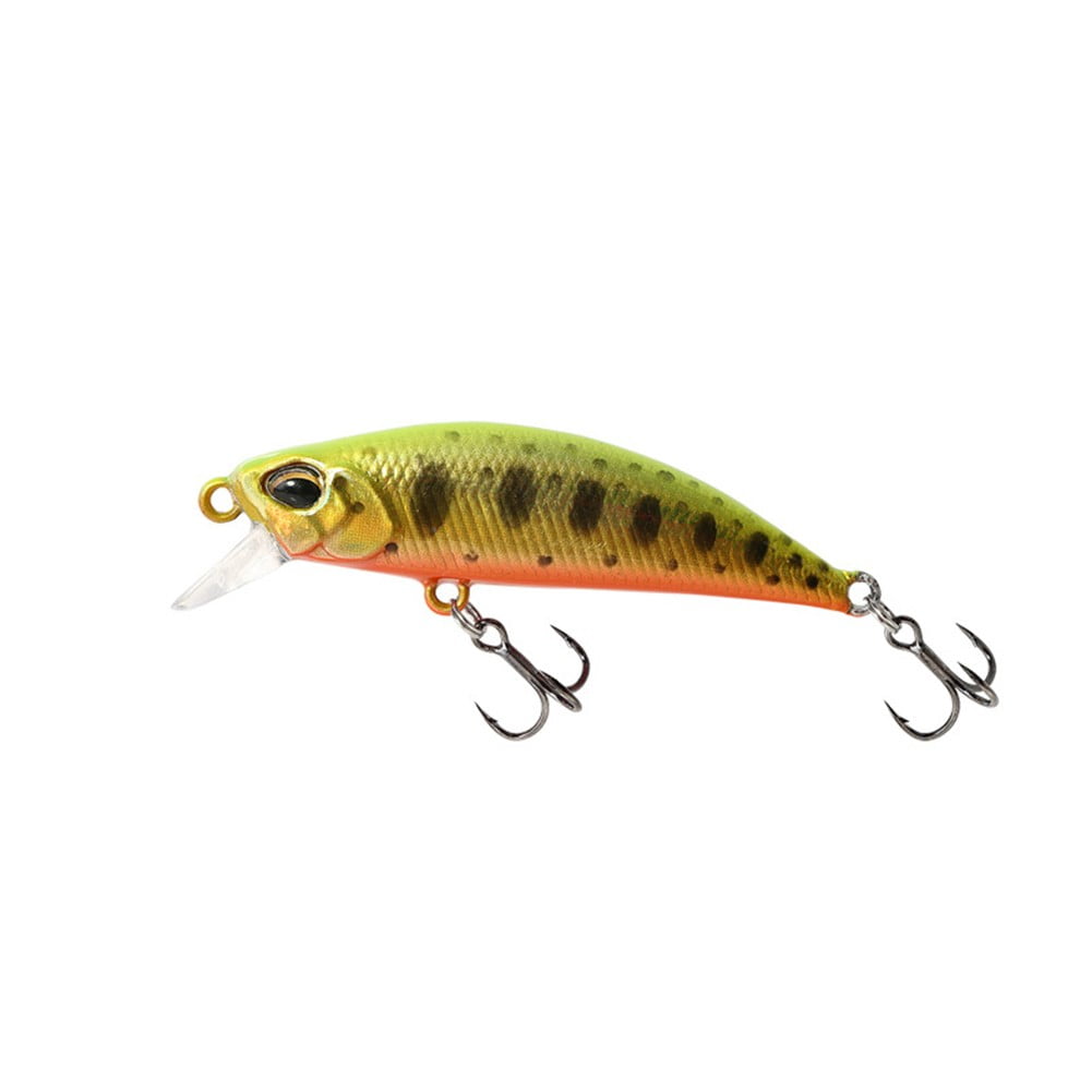 50mm/5G Sinking Minnow Fishing Lures Hard Baits for Trout Bass Wobbler ...