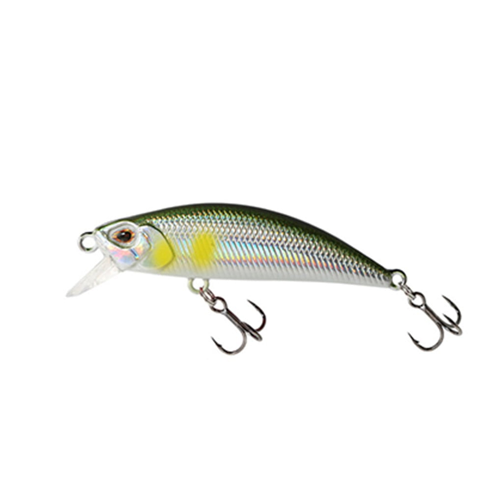50mm/5G Sinking Minnow Fishing Lures Hard Baits for Trout Bass Wobbler ...