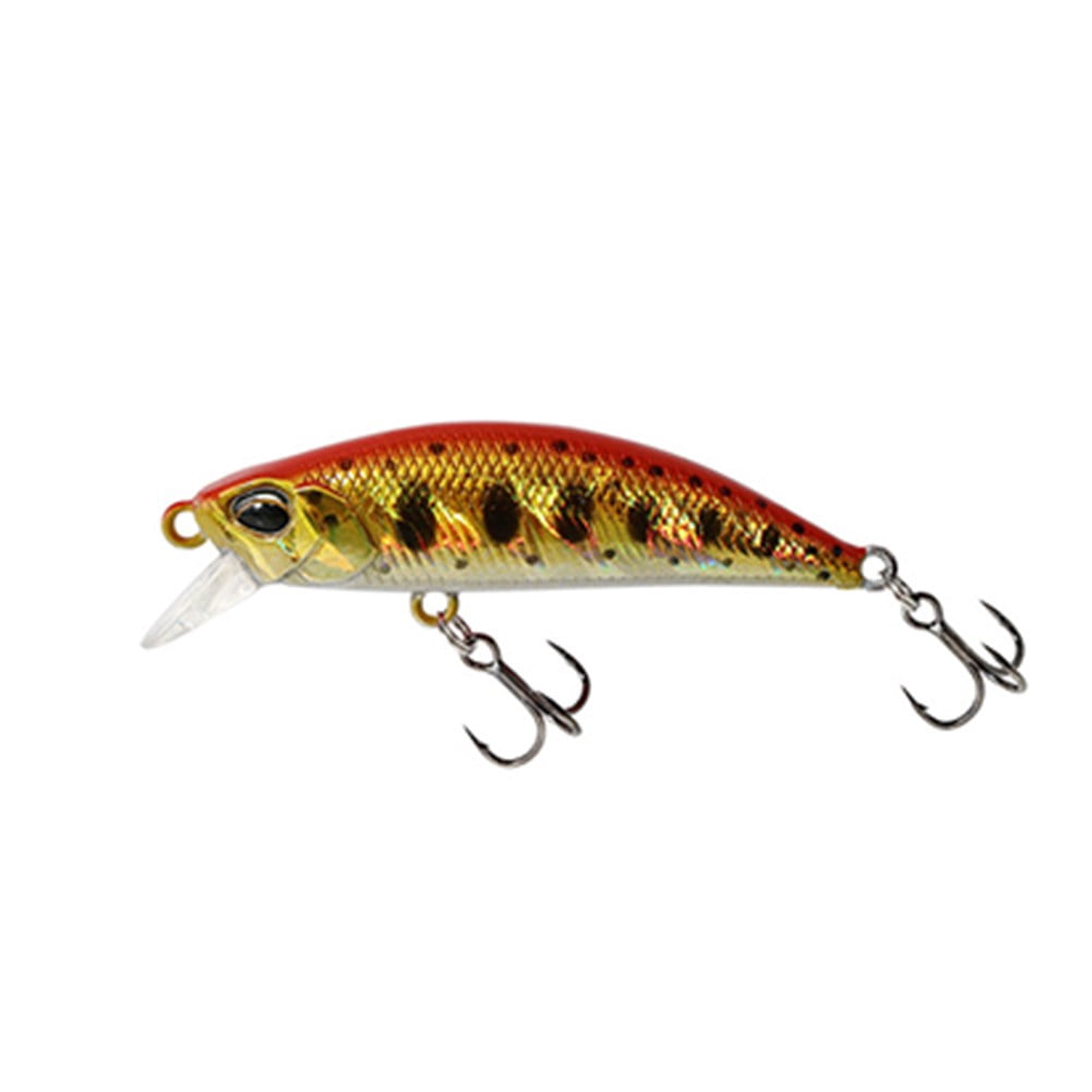 50mm/5g Sinking Minnow Fishing Lures Hard Baits for Trout Bass Wobbler ...