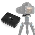 50mm Aluminum Tripod Quick Release Plate Screw Adapter Mount for DSLR ...