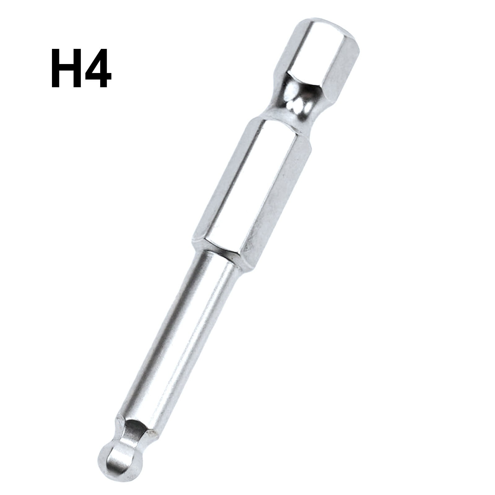 50mm Ball End Hex Screwdriver Bit Magnetic Hexagon Head Wrench Metric ...