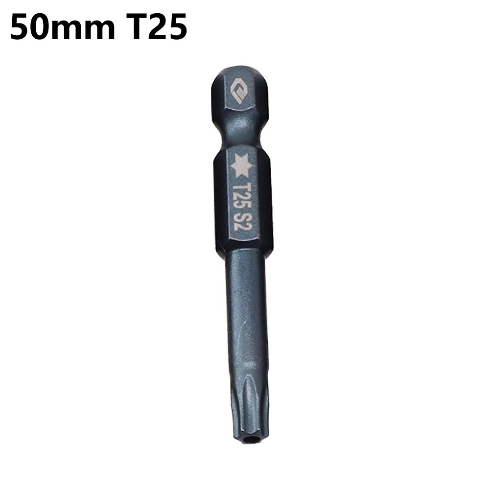 50mm Blue Magnetic Screwdriver Bits Set for Electric Screwdrivers T5 ...