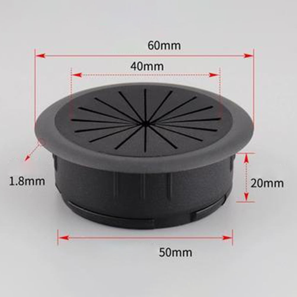 50mm Cable Wire Hole Cover Perfect for Power Cords Computer Cables and ...