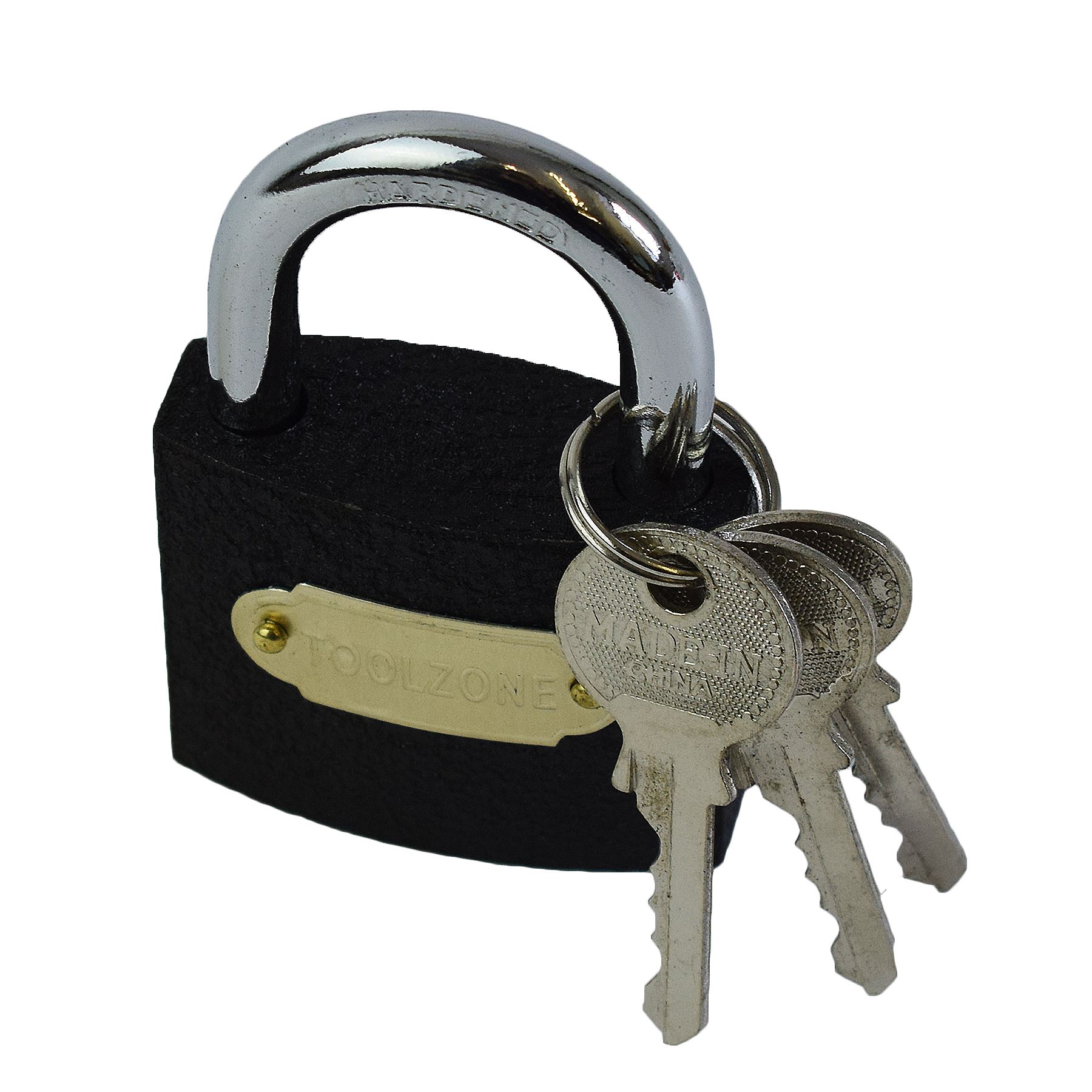 50mm Cast Iron Padlock With Hardened Shackle Padlocks Shed Gate Lock ...