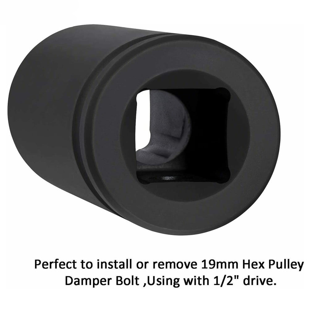 50mm Crankshaft Pulley Removal Tool & 19mm Harmonic Balancer Socket For ...