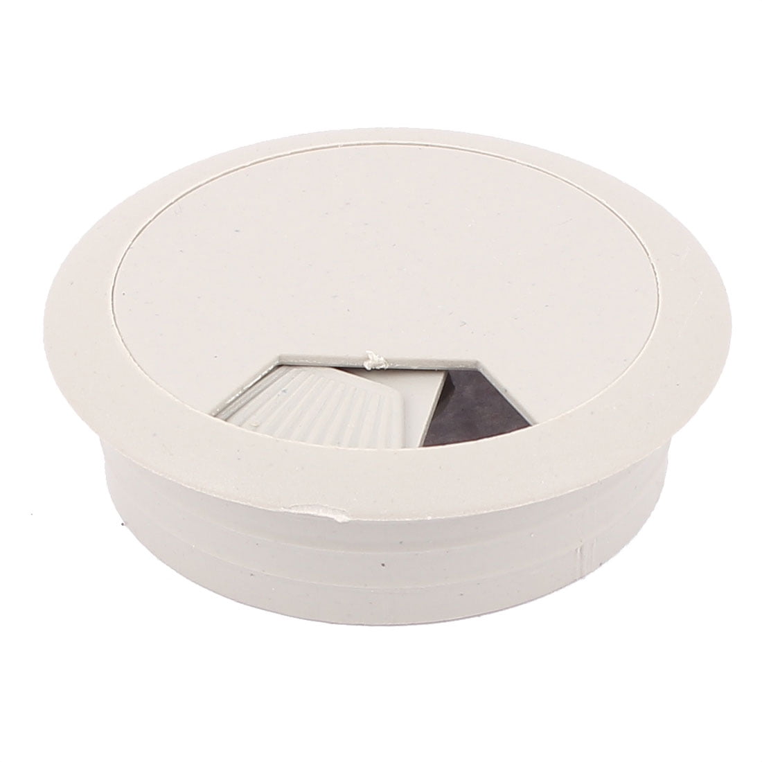 50mm Desktop Computer Gray Rotation Openning Grommet Cable Hole Covers ...