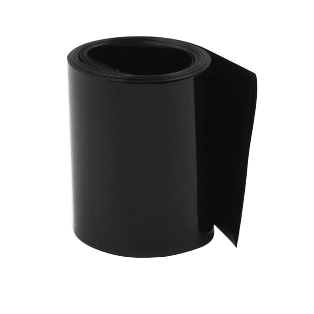 50mm Flat Width 2M Length PVC Heat Shrink Tube Black for 18650 ...