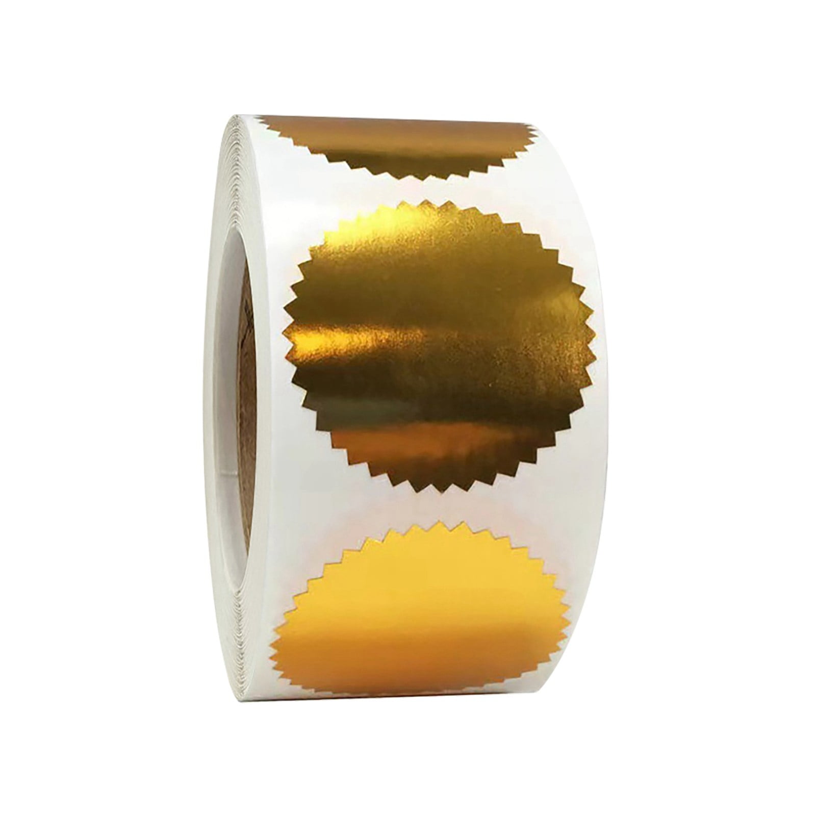 50mm Gear Embossed Sticker Label With Raised Printing For Certificates ...