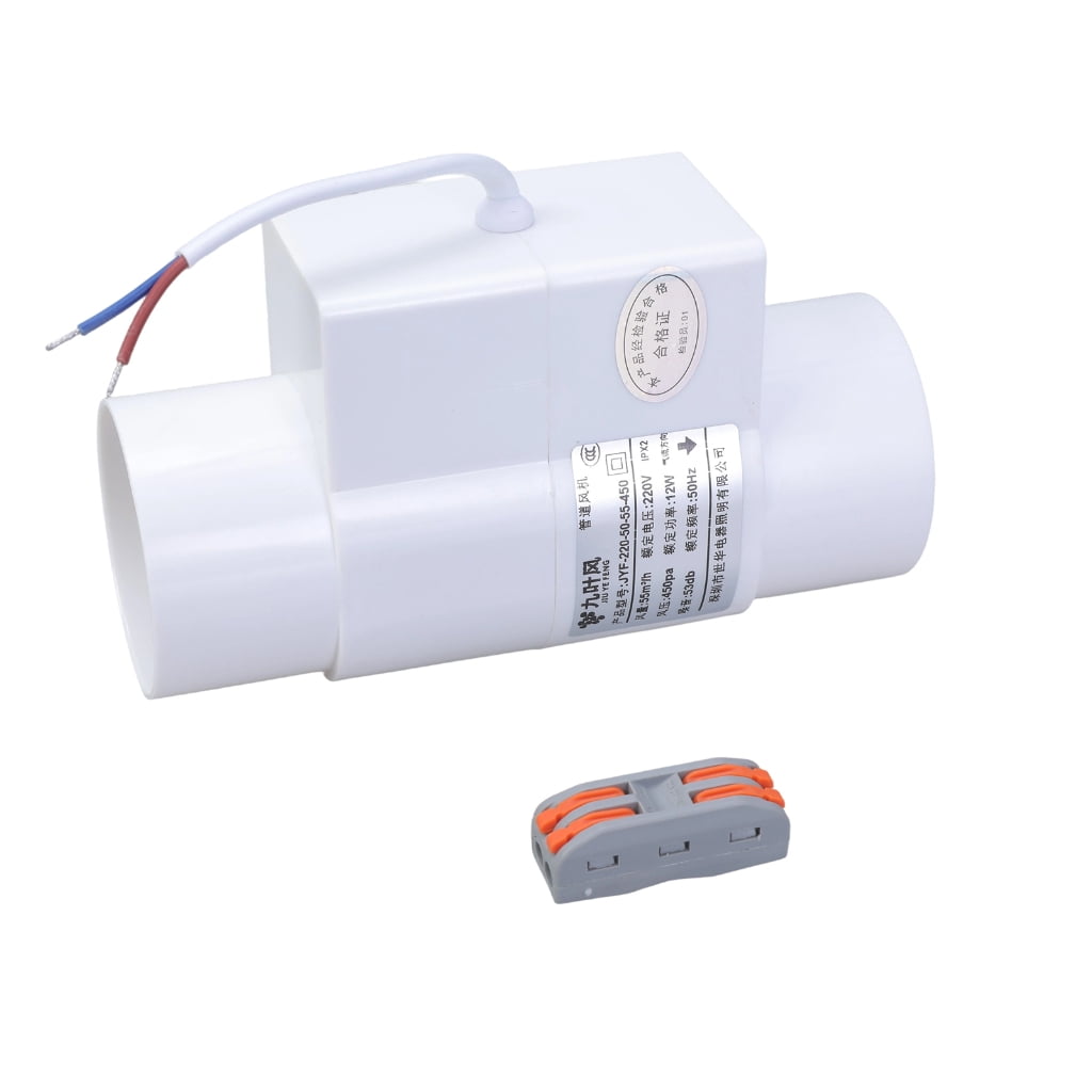 50mm In Line Air Blower 12W Ventilation Blower In Line Marine Bilge ...
