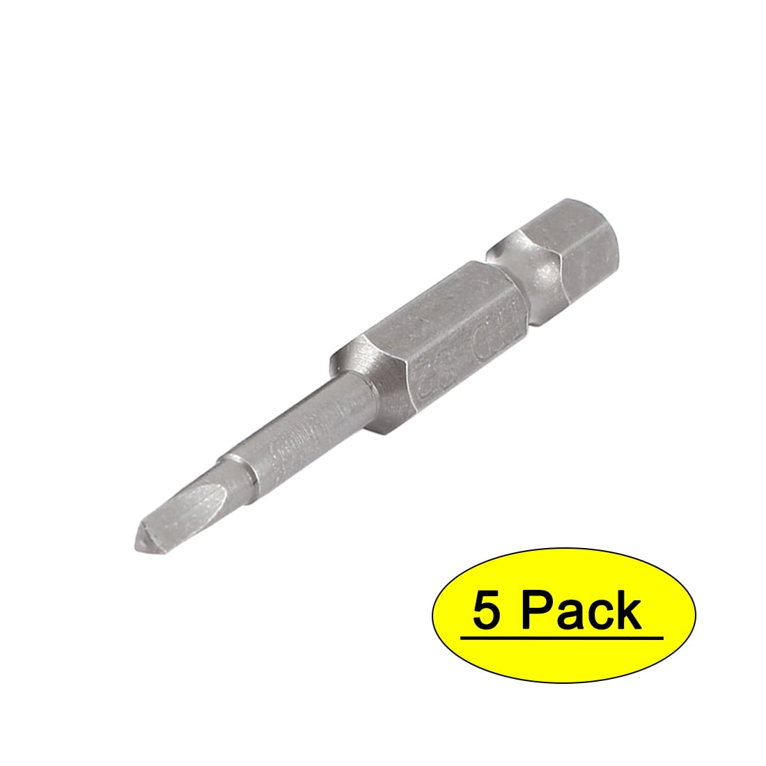 50mm Long 1/4" Hex Shank 2.3mm Triangle Head Magnetic Screwdriver Bits ...