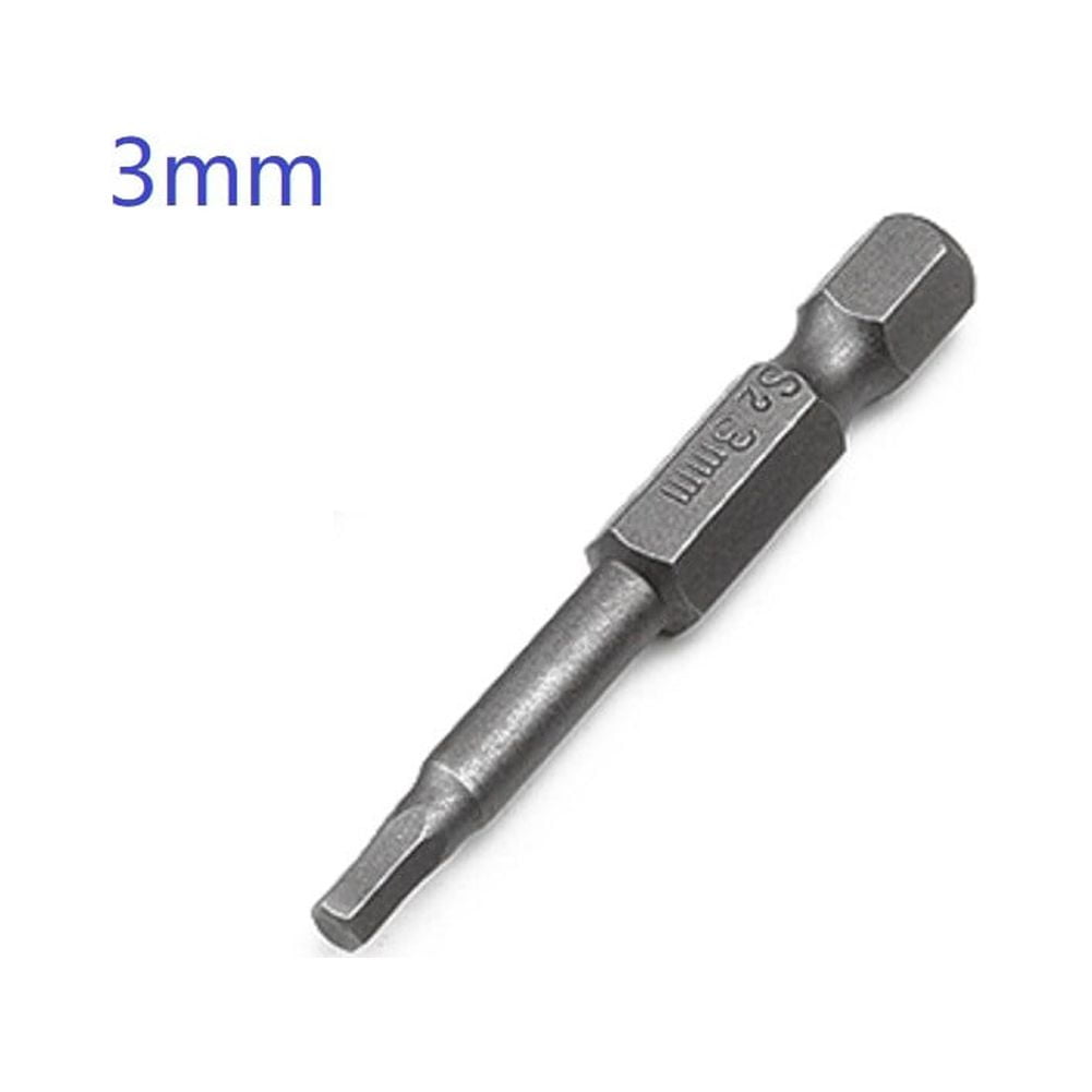 50mm Magnetic Hexagon Screwdriver Bit Alloy Steel 1/4" Hex Shank ...