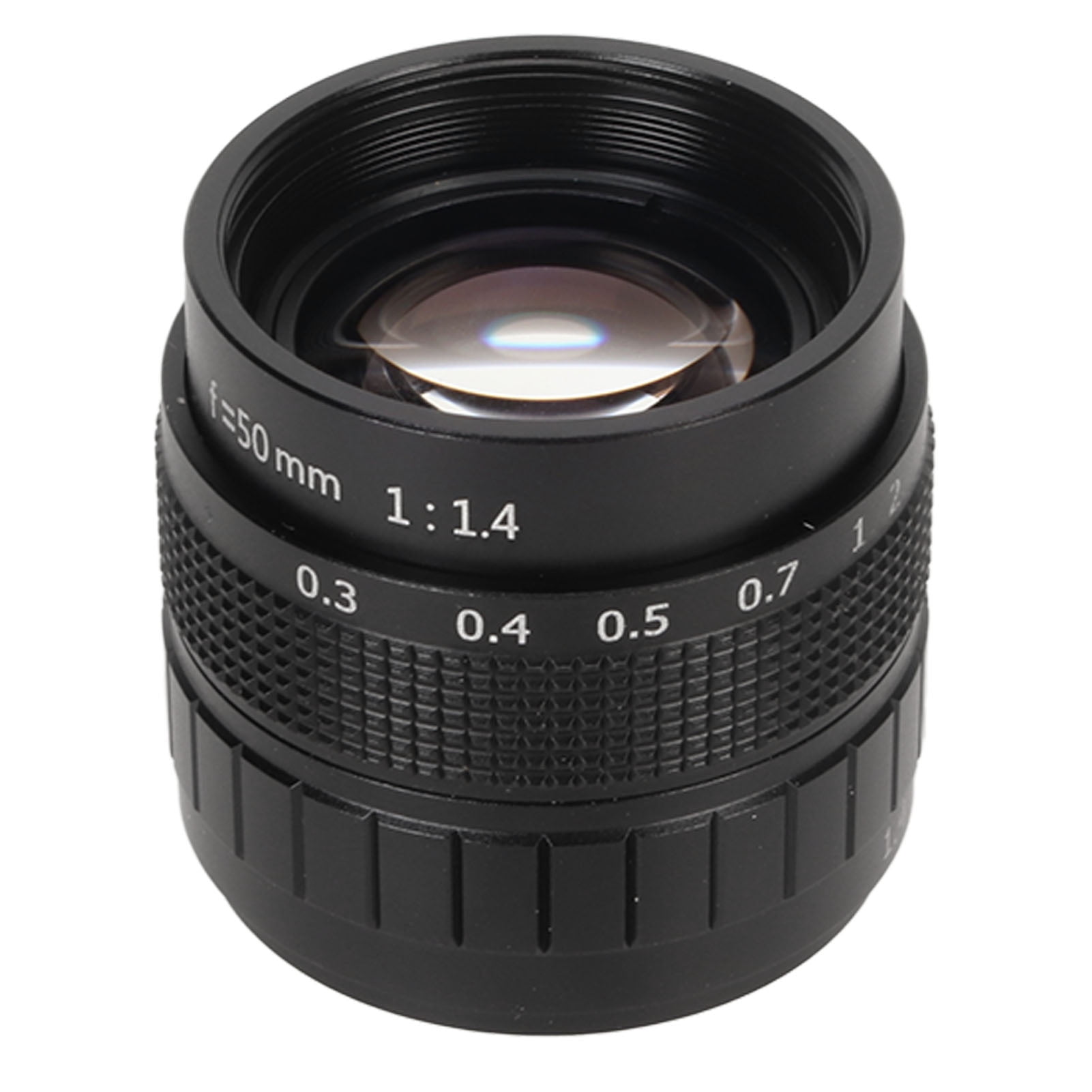 50mm Manual Focus Prime Lens F1.4 C 2/3inch Large Aperture Fixed Focus ...