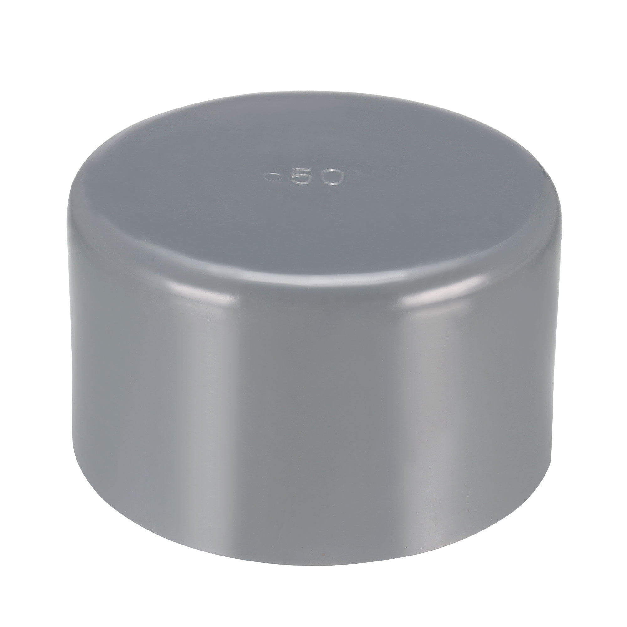 50mm PVC Pipe Cap Fitting, Slip End Caps DWV(Drain Waste Vent) Gray 6 ...