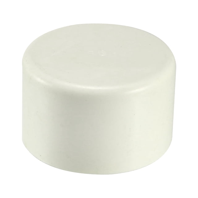 50mm PVC Pipe Cap Fitting, Slip End Caps DWV(Drain Waste Vent) White 2 ...