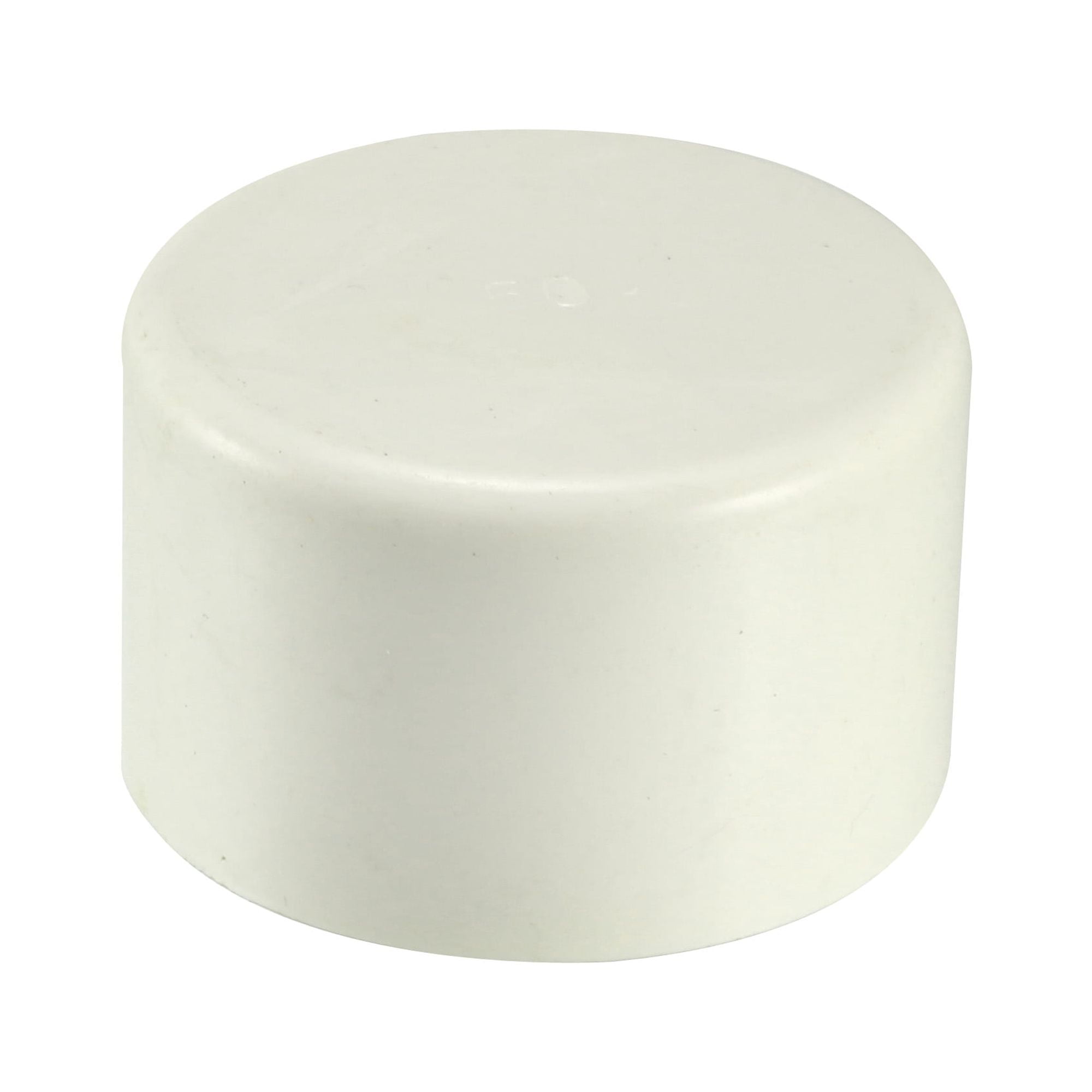 50mm PVC Pipe Cap Fitting, Slip End Caps DWV(Drain Waste Vent) White 4 ...