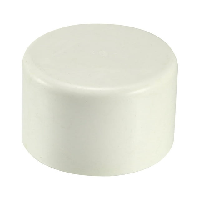 50mm PVC Pipe Cap Fitting, Slip End Caps DWV(Drain Waste Vent) White 4 ...