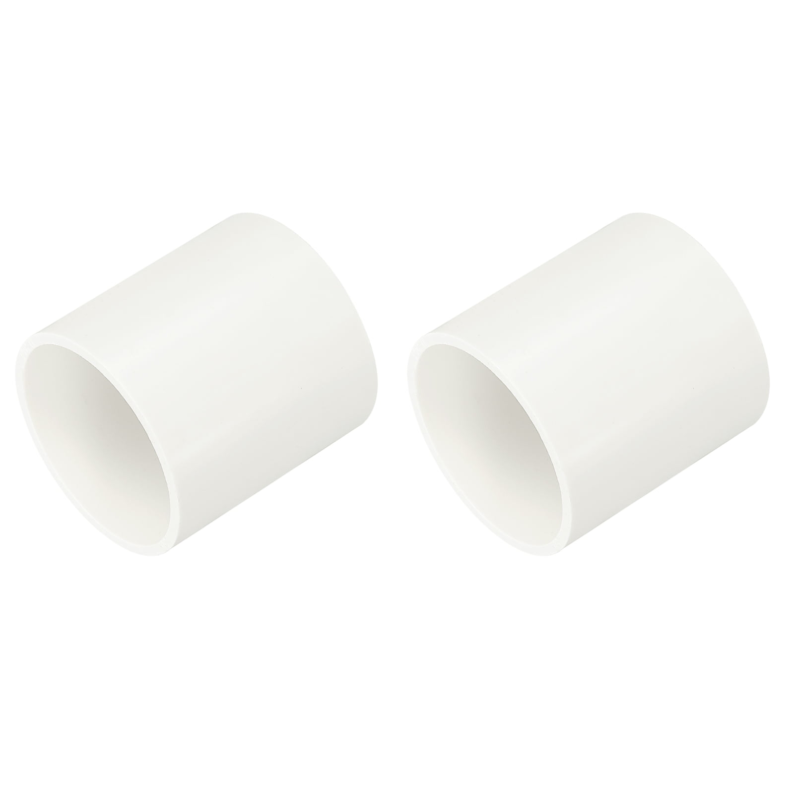 50mm PVC Pipe Coupling Adapter, 2 Pcs Pipe Fittings, White - Walmart.com