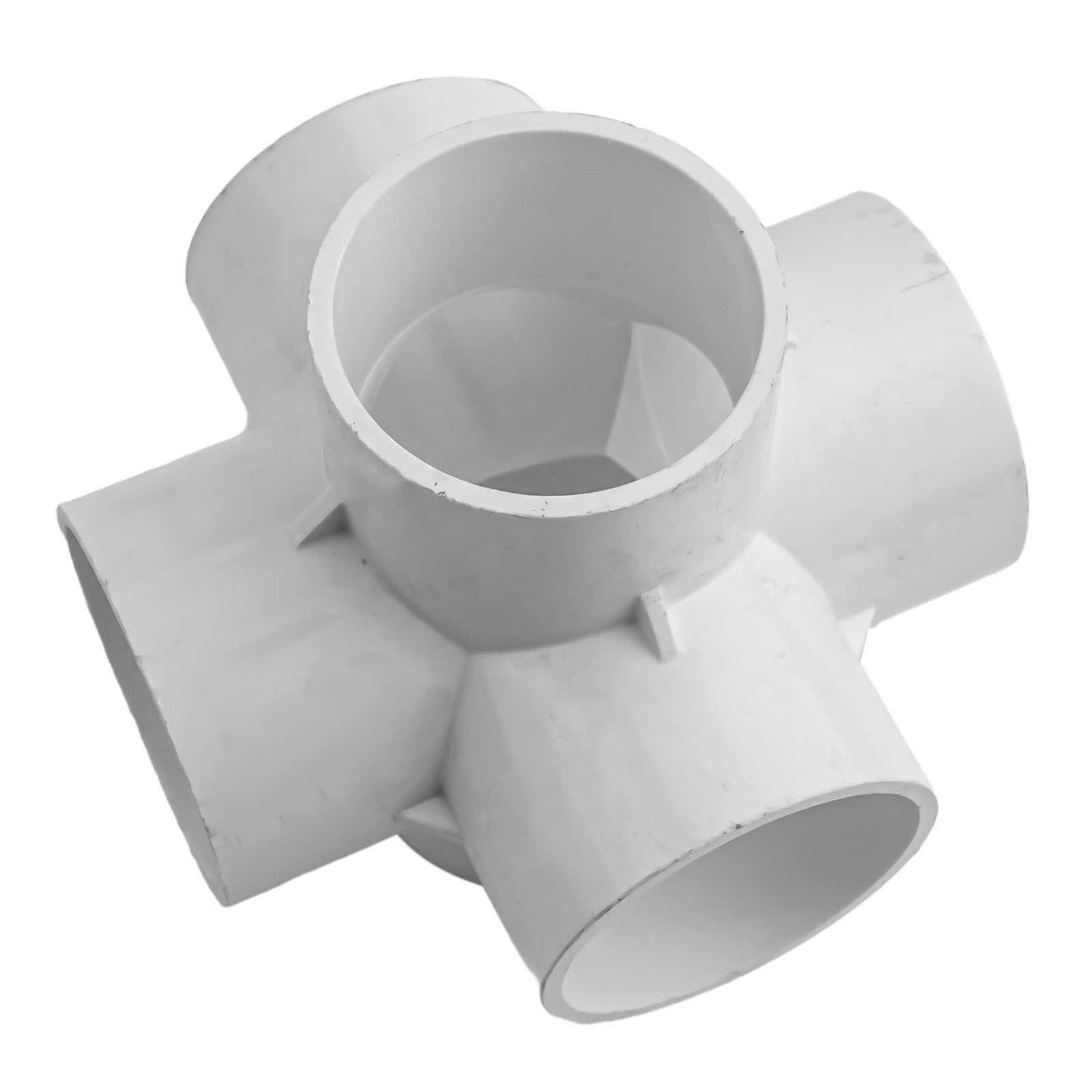 50mm PVC Pipe Fittings 6 Way Elbow Joint Connectors for Water Systems ...