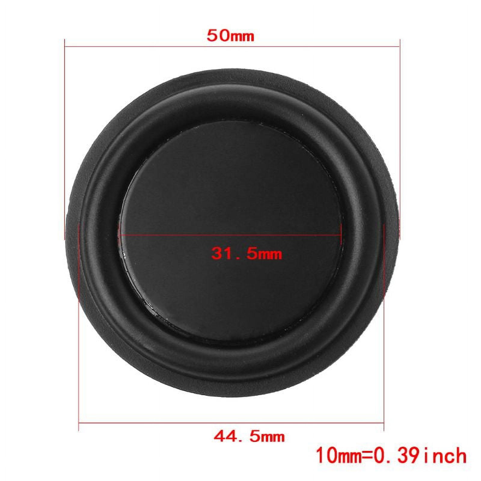 50mm Passive Radiator Subwoofer Speaker Vibration Membrane Bass Rubber ...