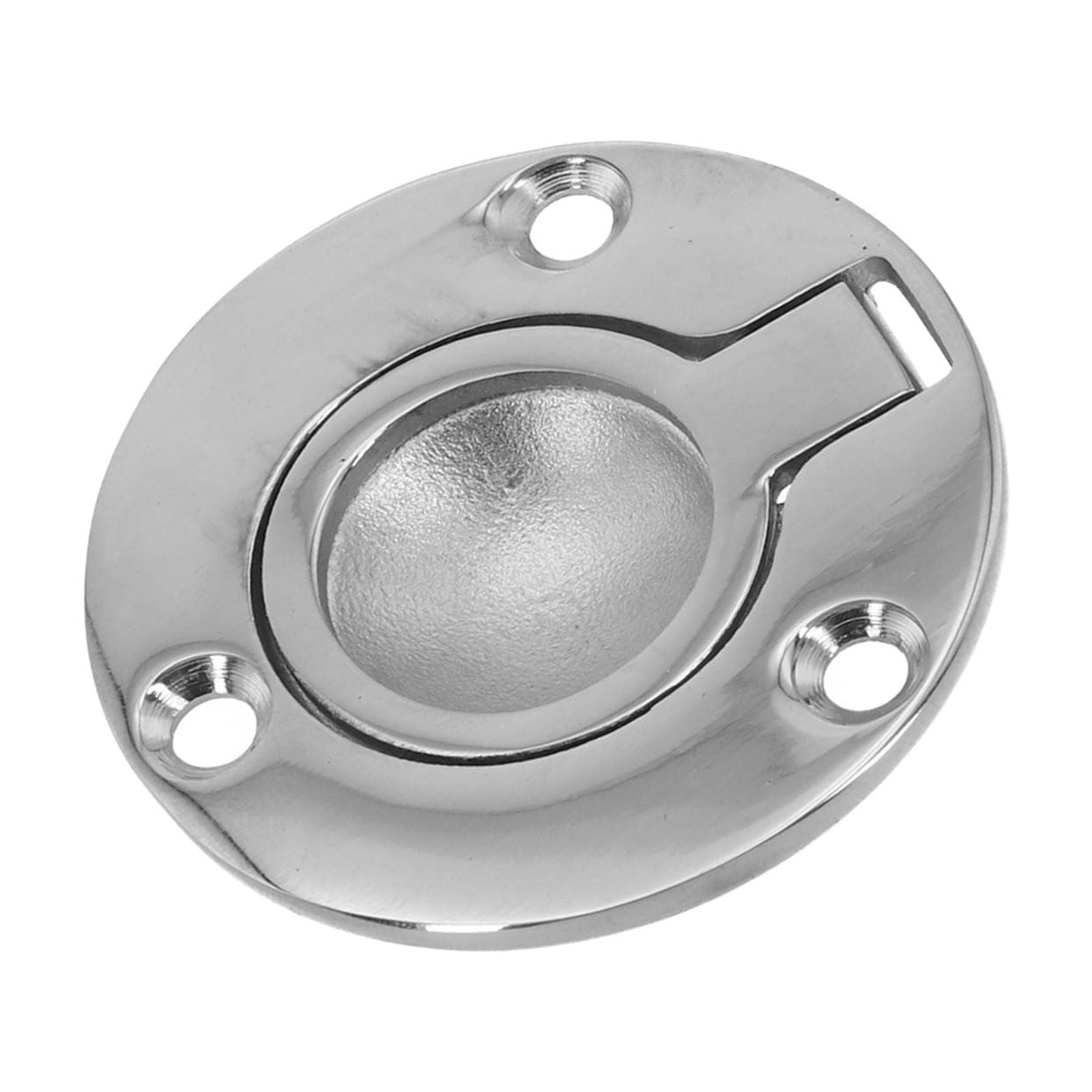 50mm Round Flush Ring Handle Pull Cupboard Floor Door Basement Loft ...