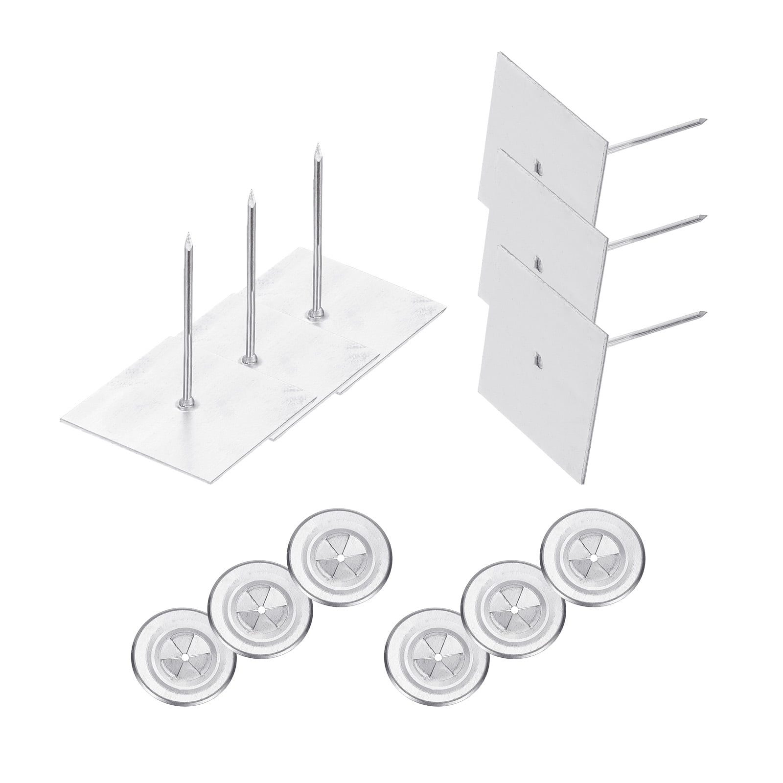 Uxcell Self Stick Insulation Pins, Self Locking Washers for Foam Board ...