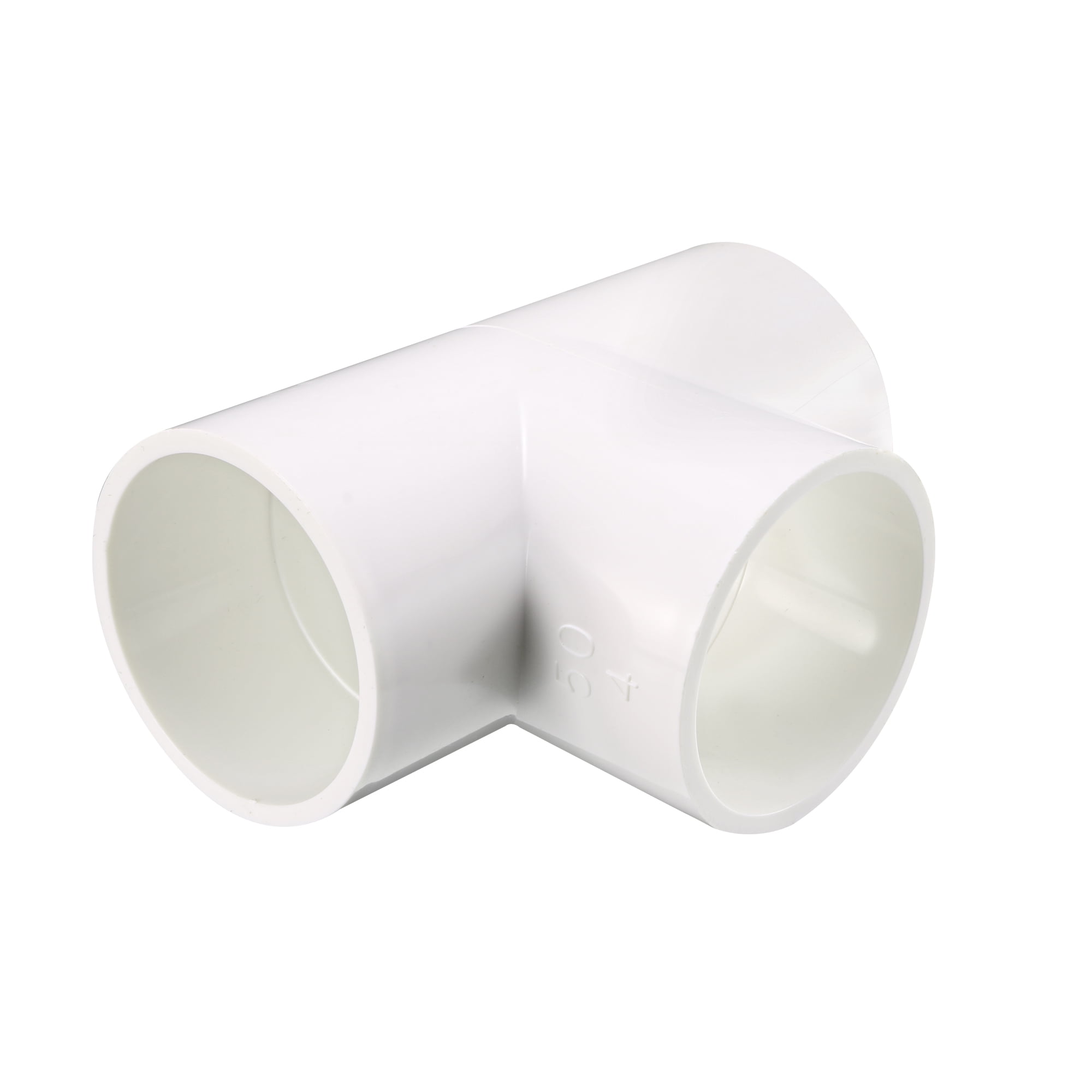 50mm Slip Tee PVC Pipe Fitting T-Shaped Coupling Connectors - Walmart.com