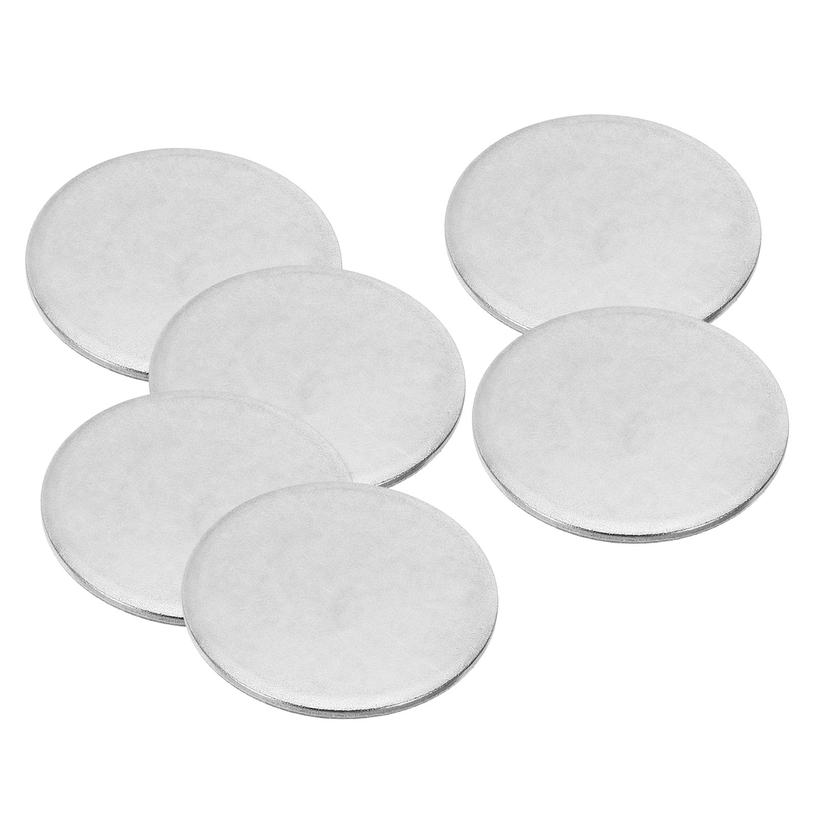 50mm Steel Disc, 6Pcs Metal Stamping Blanks Tags Circle Round Metal ...