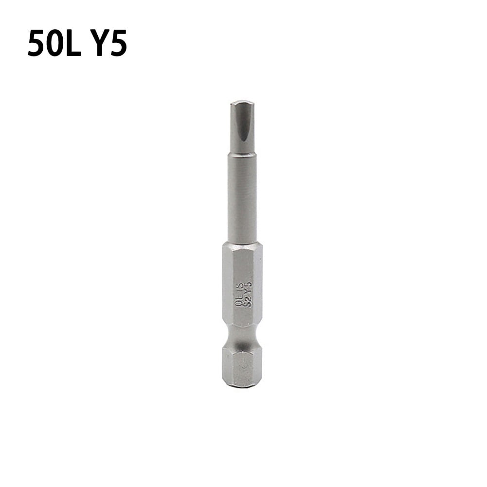 50mm Tri-wing Y Shaped Screwdriver Bits 1/4Inch Hex Shank Y Type Bit Y3 ...